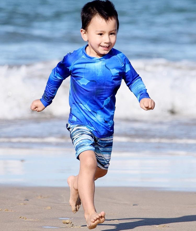 Stingray Seas Rash Shirt – Oceana Blue Swimwear